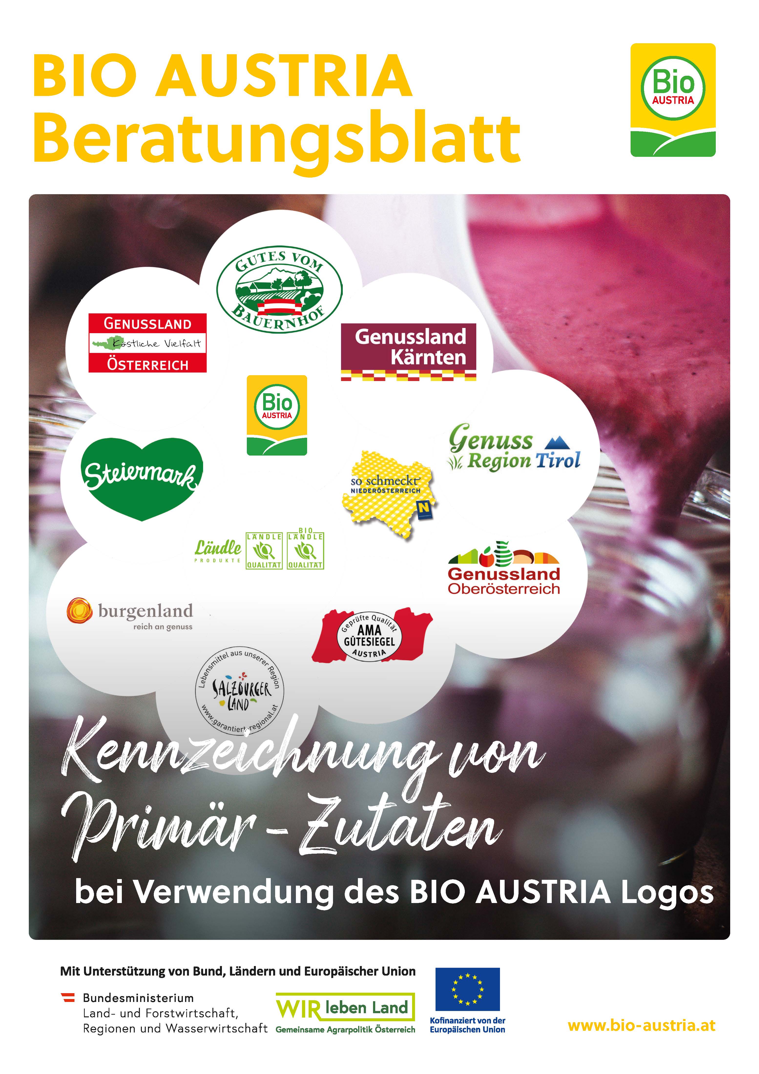 Neue Herkunftskennzeichnung von Lebensmitteln bei Verwendung des BIO ...