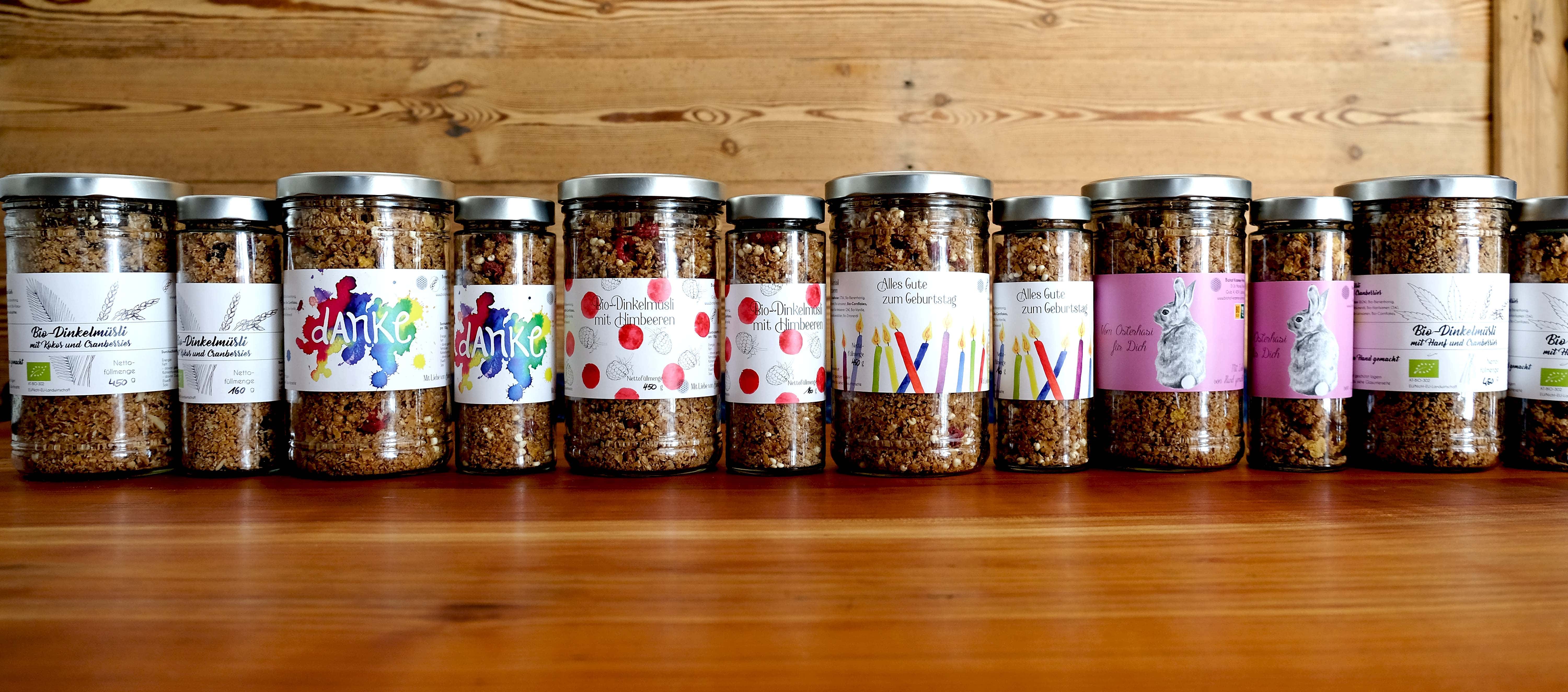 Kreative BIO AUSTRIA Produkte aus OÖ - Dinkelmüsli - BIO AUSTRIA